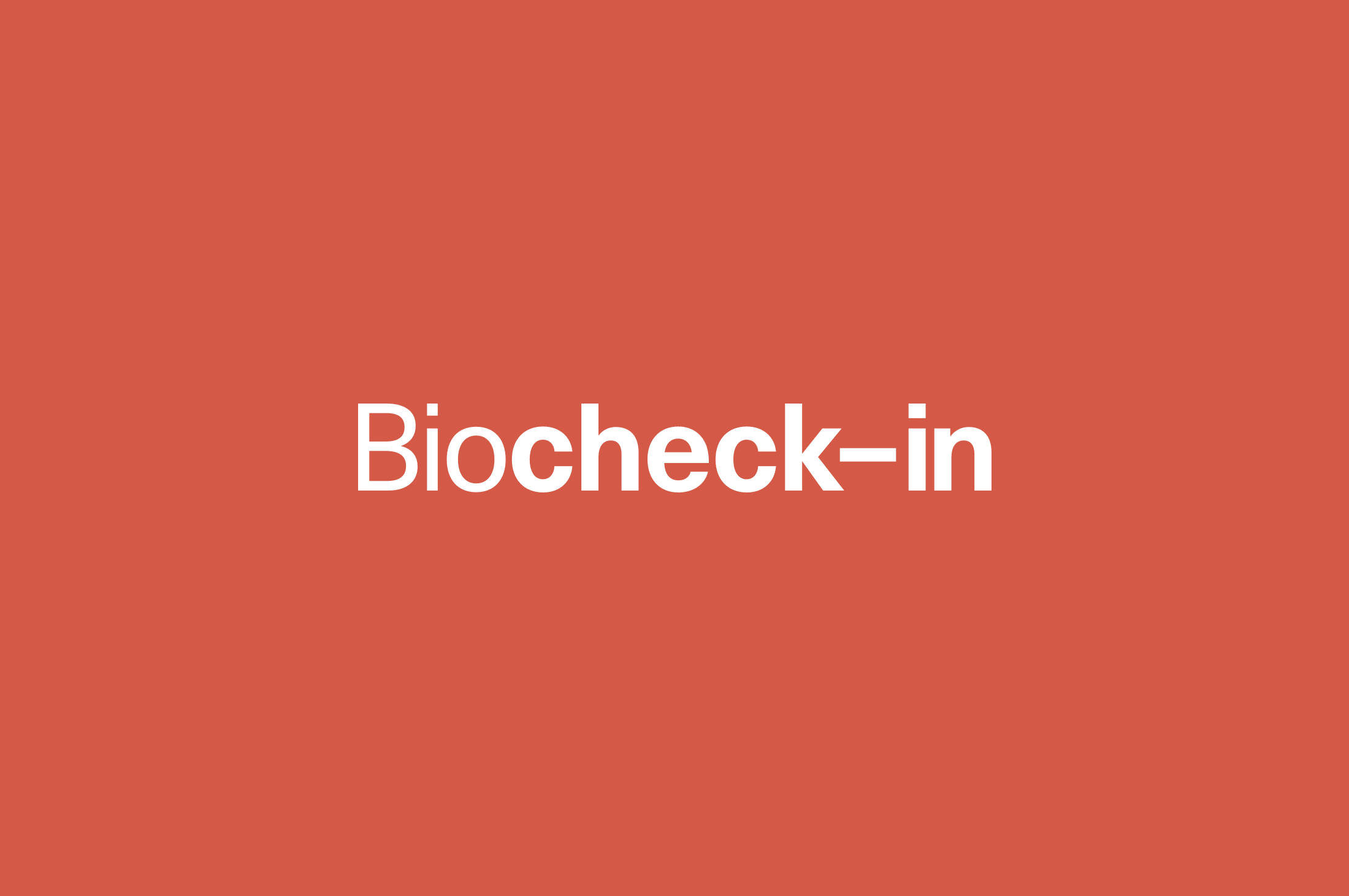 Brand identity, naming and website for Biochek-in