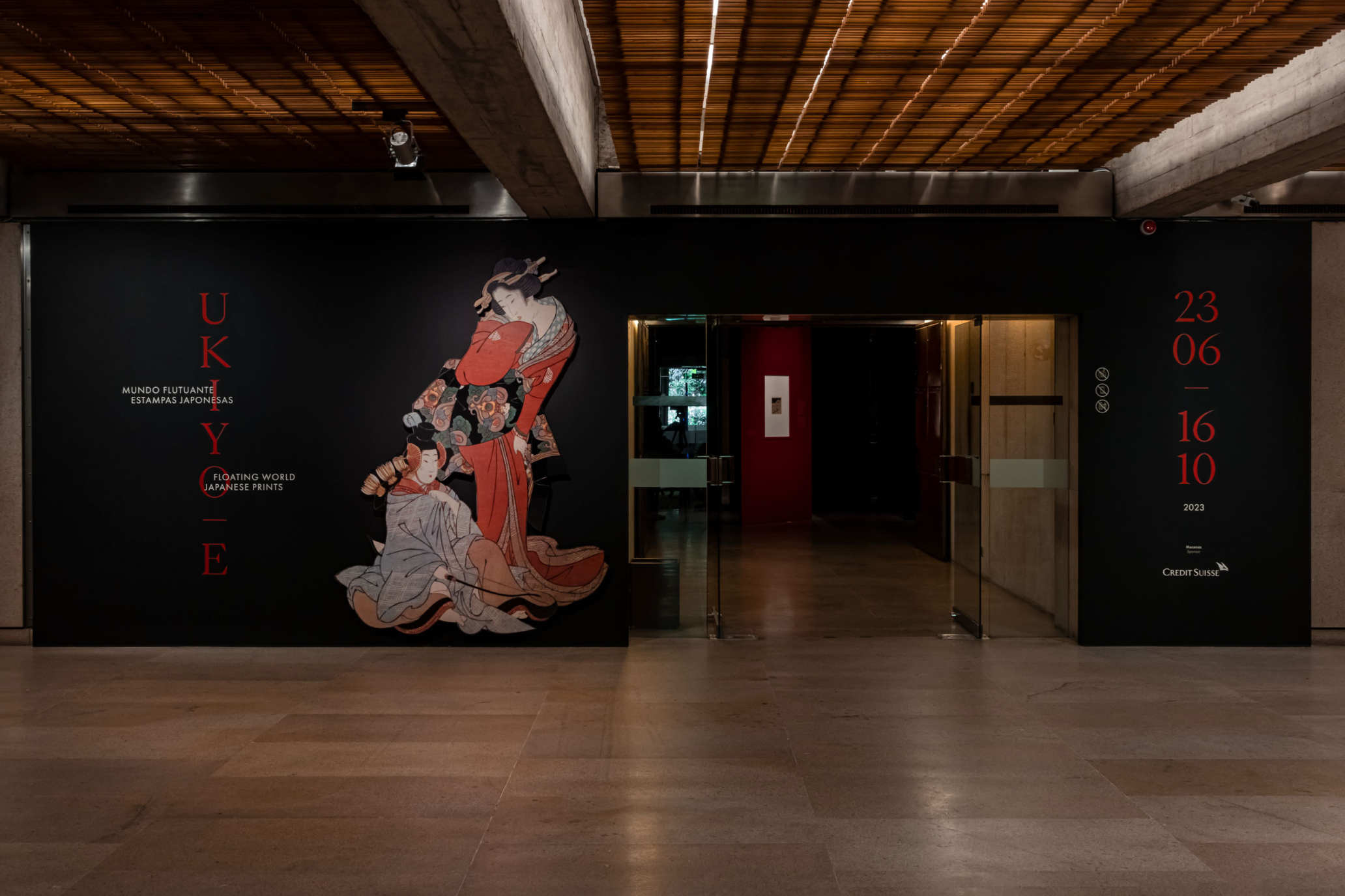 Floating world: 'ukiyo-e' Japanese prints Exhibition design